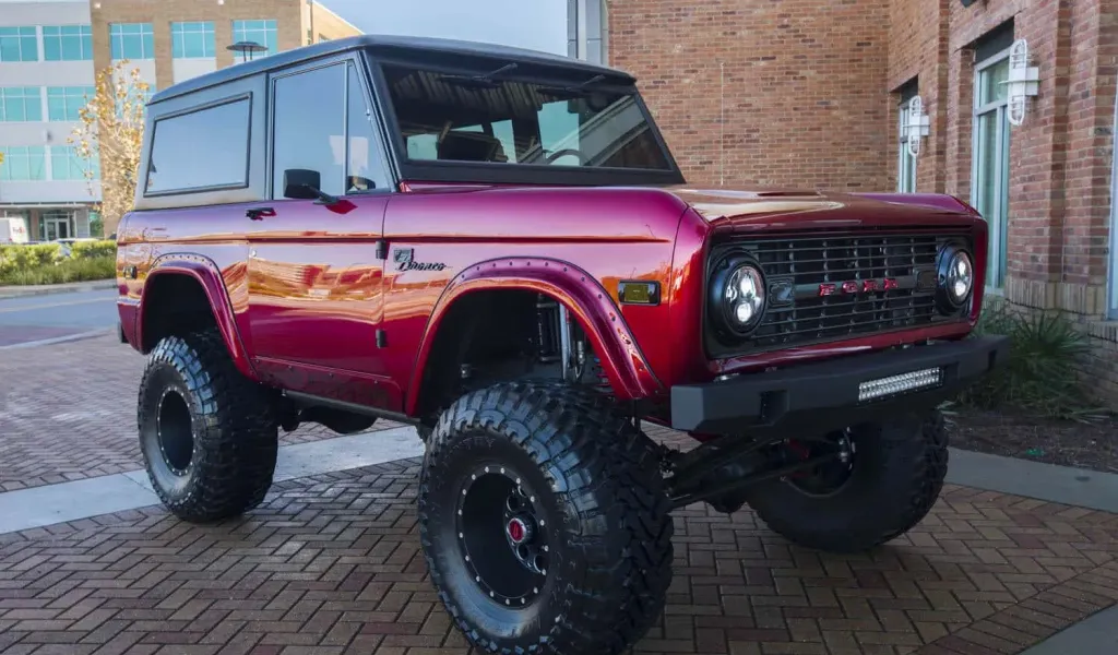 Early Ford Bronco Lifted World's First Slammed Ford Bronco Rides Low